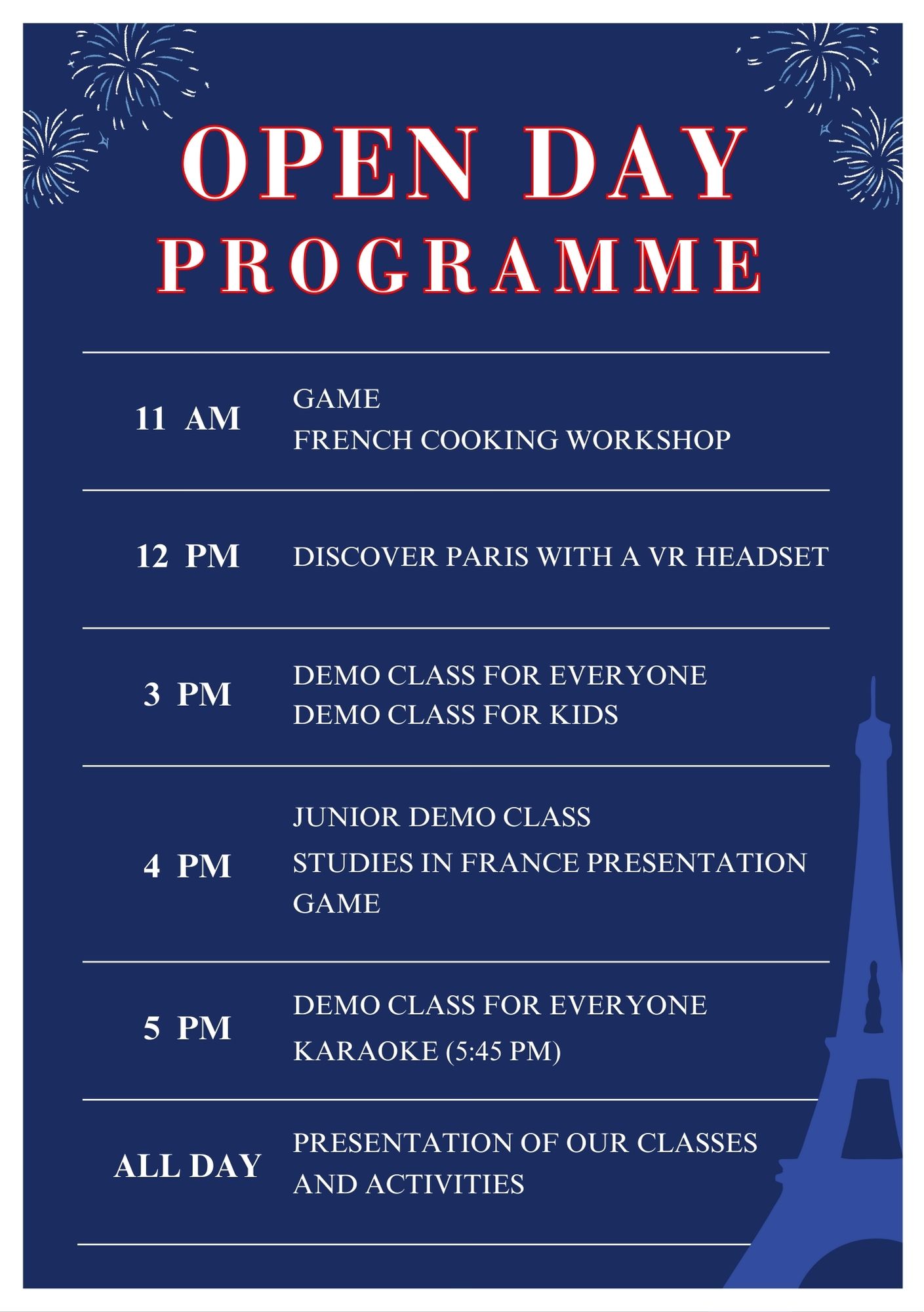 Open Day 2024 - Alliance Française de Bhopal