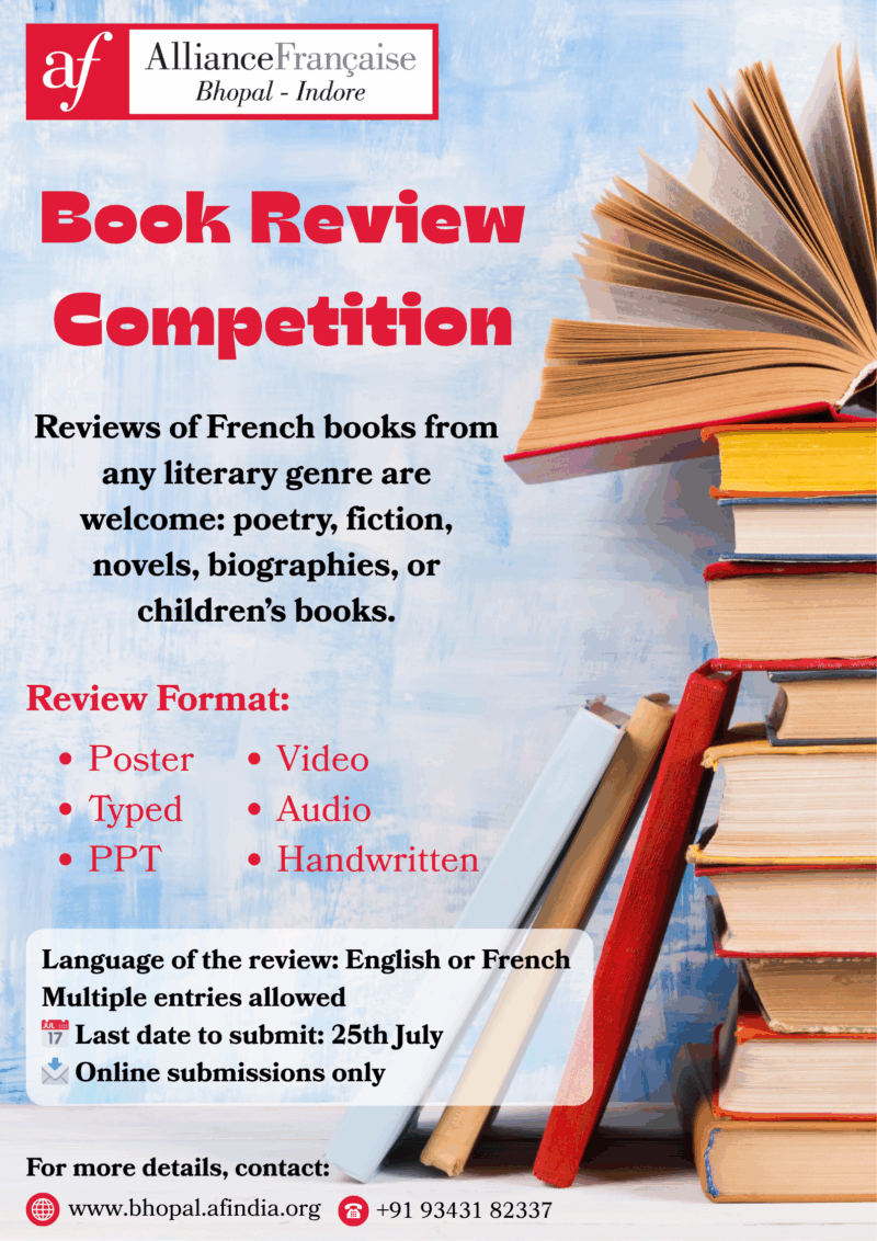 Book Review Competition - Alliance Française de Bhopal